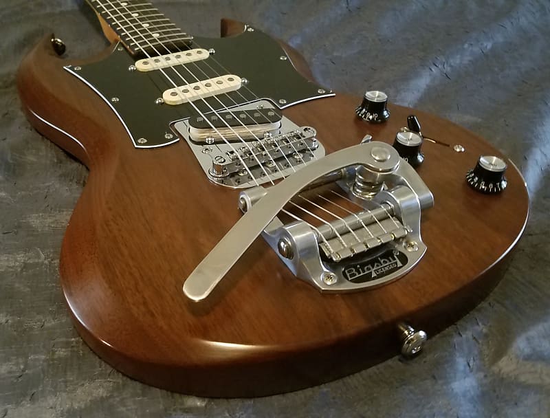 Custom Walnut Strat/tele Hybrid Guitar Bigsby Handwound | Reverb