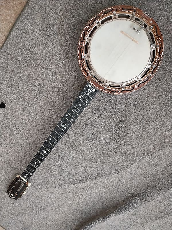 Antique Five string banjo 1930s - Natural | Reverb