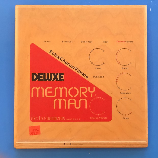 Electro-Harmonix Deluxe Memory Man - Wood Box Only | Reverb