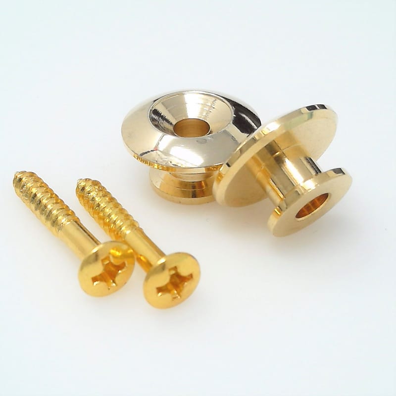 True Custom Shop® Gold Oversized 17mm Strap Buttons for | Reverb
