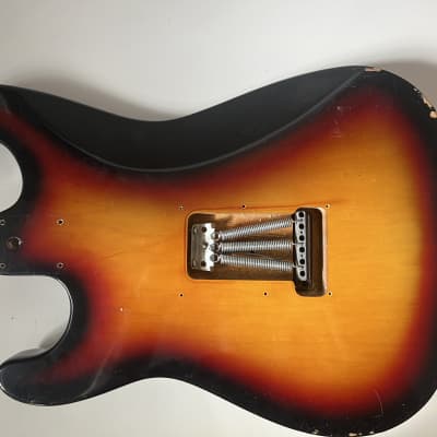Harmony Stratocaster Body and Neck H80T 1990 - Sunburst | Reverb