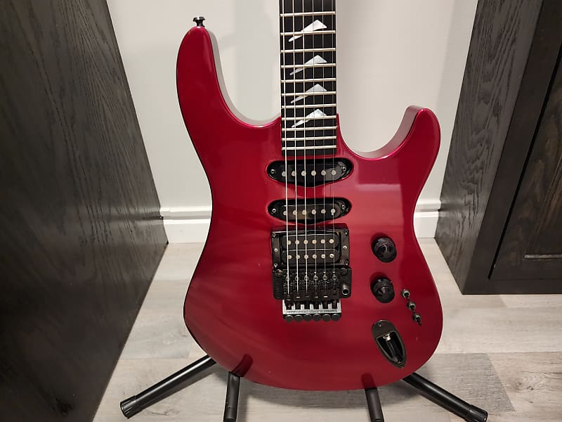 Hamer Chaparral Custom 1986 Metallic Red Sparkle | Reverb