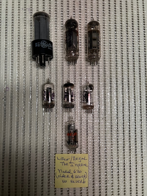 Lifco/Regal/The Imperial ; Model 630 (no reverb) Tubes set | Reverb