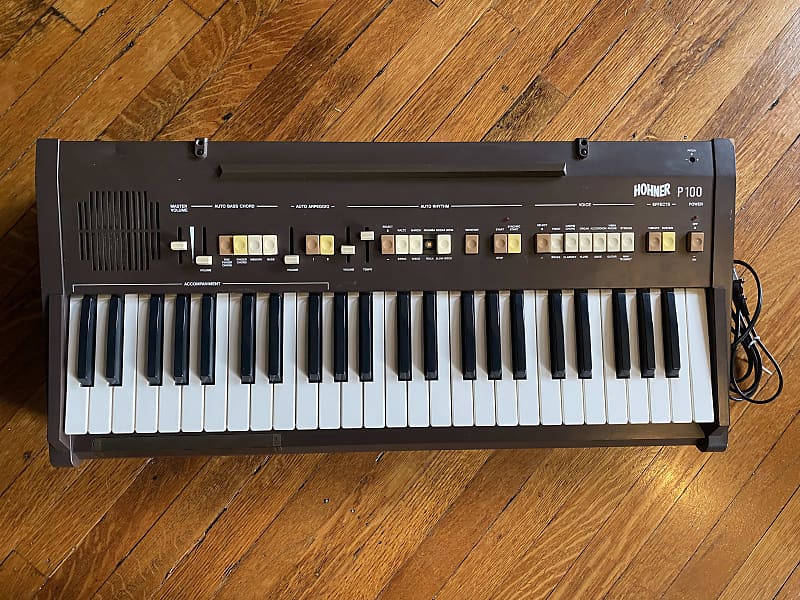 Hohner P-100 Keyboard Early 80's - Brown | Reverb