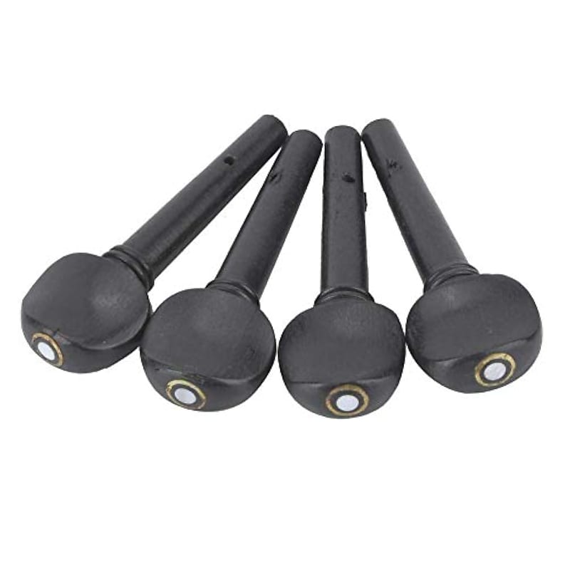 4 Pcs Violin Ebony Pegs,Tuning Pegs Violin Strings Shaft | Reverb