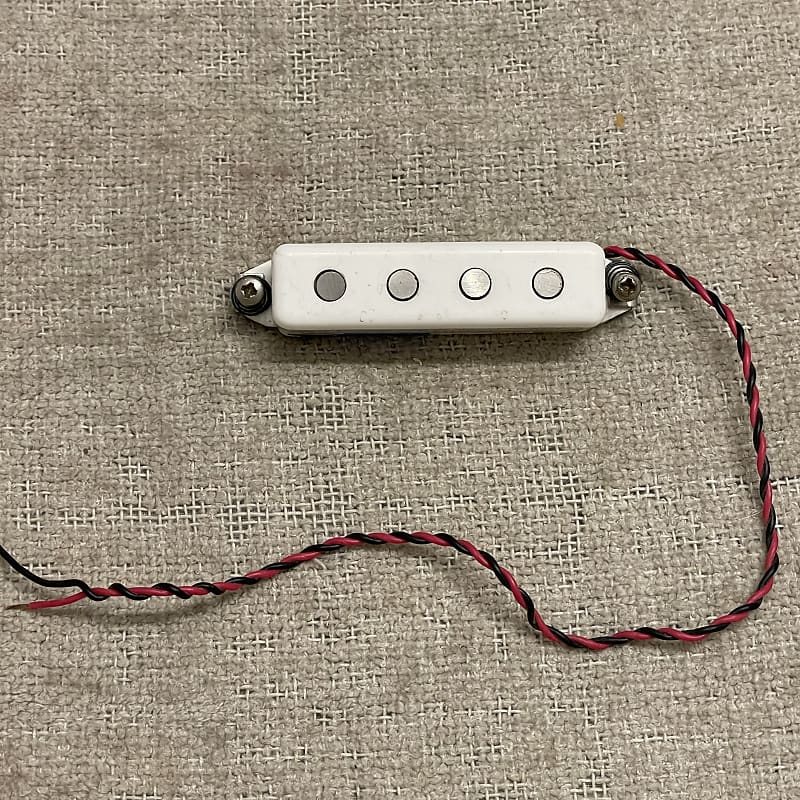 Vintage Original Vox Bass Guitar Pickup Single Coil White | Reverb