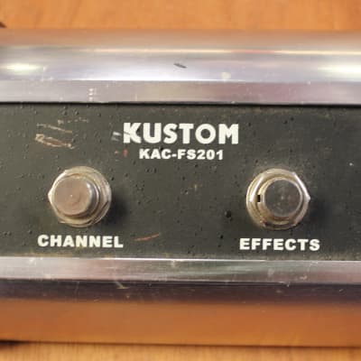 Kustom KAC-FS201 Amplifier 2 Button Footswitch | Reverb