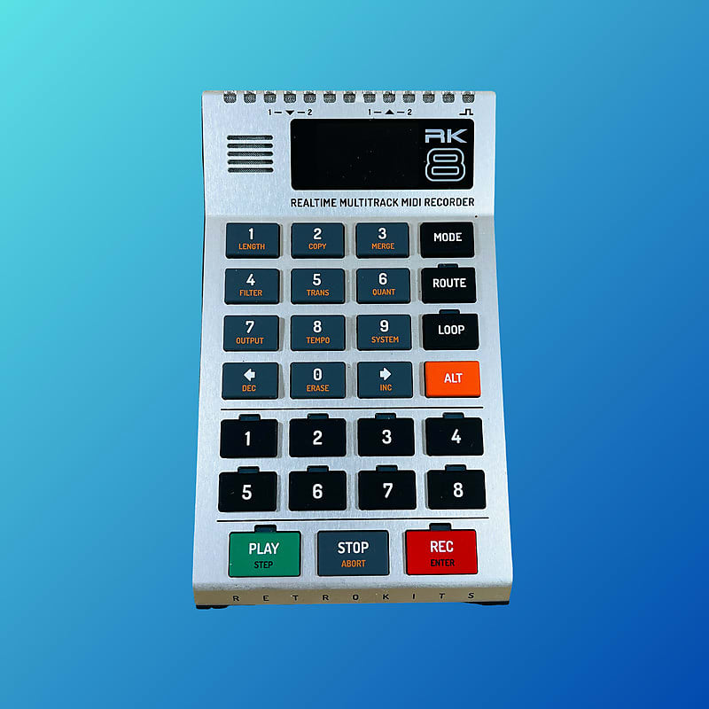 Retrokits RK-008 Realtime Multitrack MIDI Recorder | Reverb