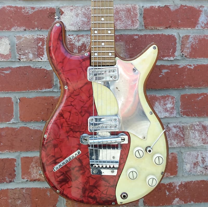 Extremely Rare Vintage Commodore Electric Guitar New Zealand | Reverb
