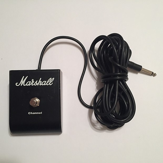 Marshall Amplifier 1-Button Footswitch P-801 Black | Reverb