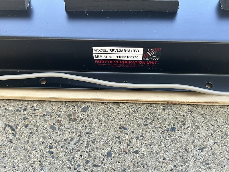 Ruby Tubes 2EB2C1B Reverb Tank (Fender Style 2-Spring) | Reverb