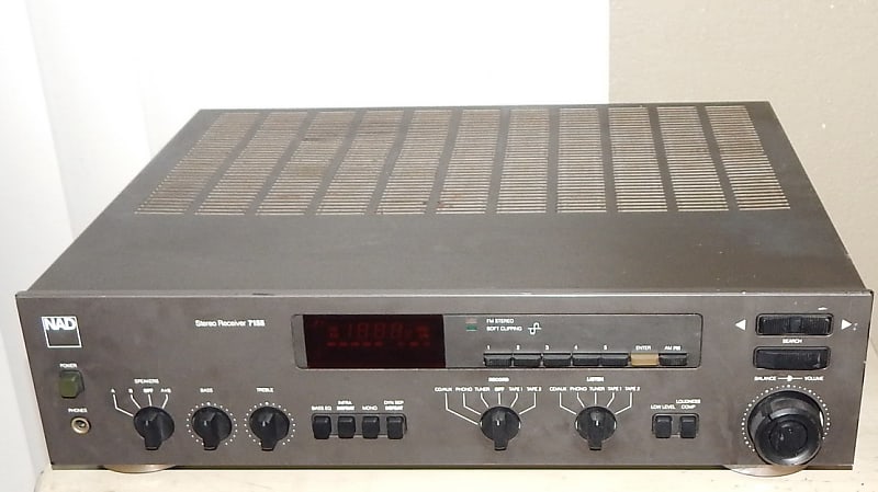 NAD 7155 vintage stereo receiver | Reverb