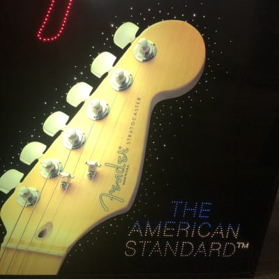 Fender Vintage Fender Stratocaster Fiber Optic Dealer Display | Reverb
