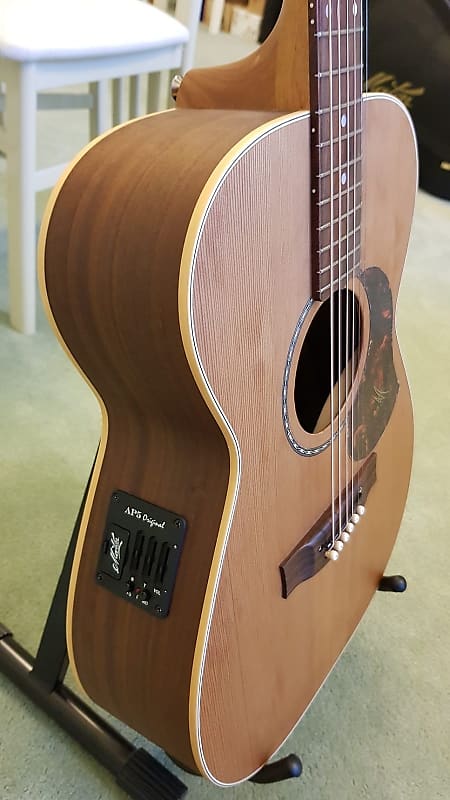 Maton EBG808L Acoustic Electric Guitar AP5 Cedar Top - Walnut | Reverb