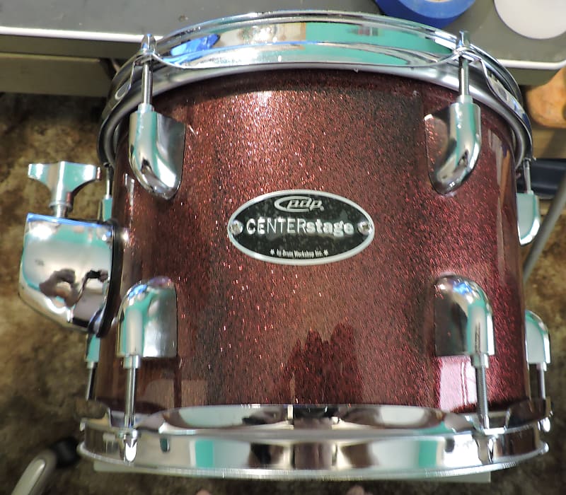 PDP centerstage 10x7 tom red sparkle | Reverb
