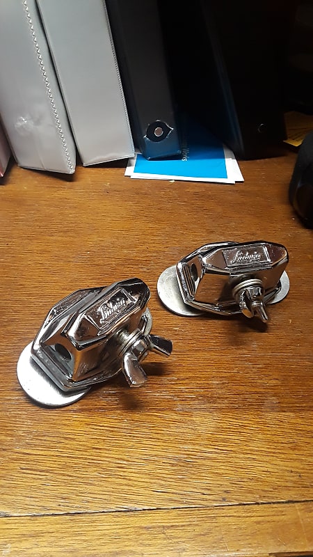 LUDWIG TOM/SPUR BRACKETS 70'S CHROME | Reverb