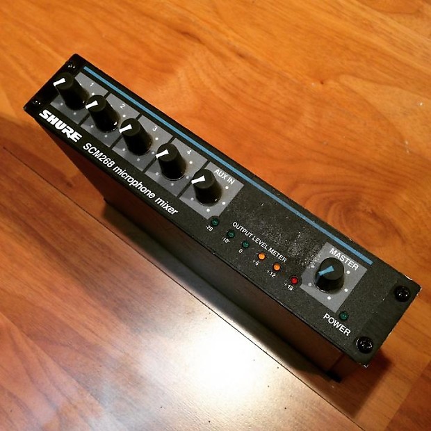 Shure SCM268 4-Channel Microphone Mixer | Reverb