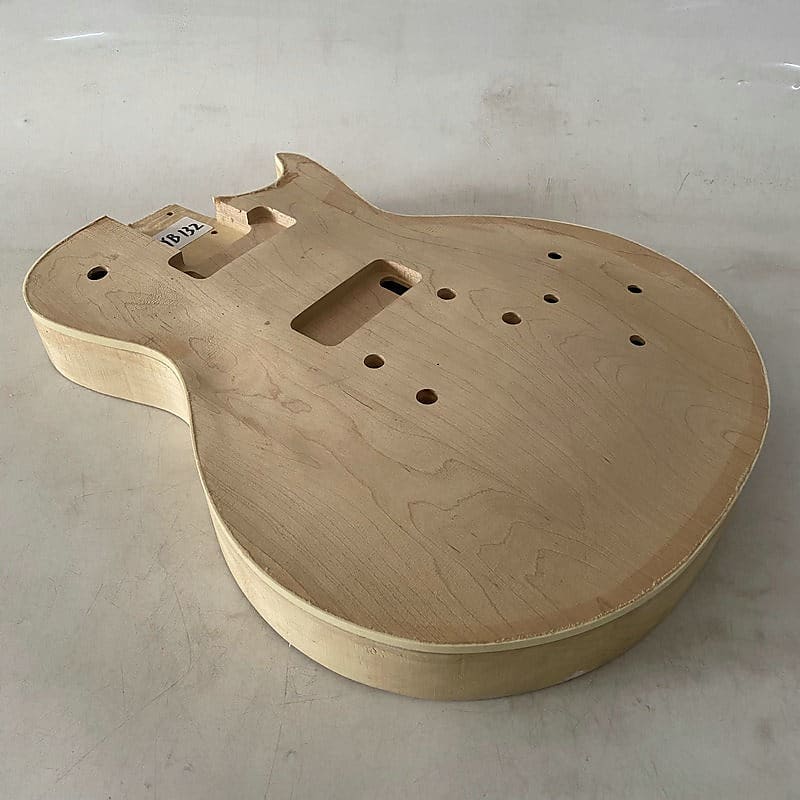 Basswood Unfinished Les Paul LP Style Guitar Body, P90's | Reverb