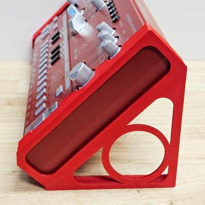 45 Degree Angled Red Color Stands For Behringer TD-3 Bass | Reverb