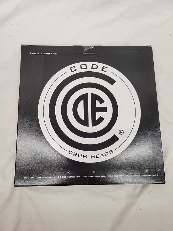 Code 10" DNA Clear Single Ply 10-MIL Drum Head | Reverb