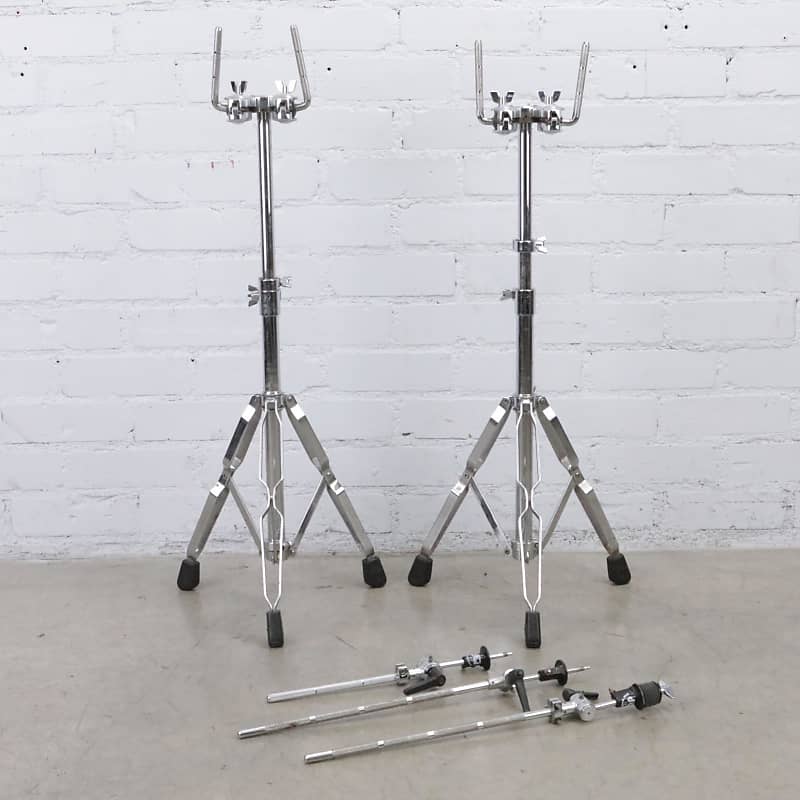 2 DW DWCP9900 9000 Series Heavy Duty Dual Tom Mount Stands w/ | Reverb