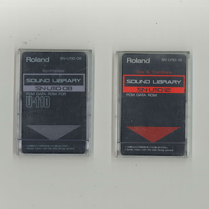 2 pcs PCM Data ROM Card Roland SN-U110-08 Synthesizers e | Reverb