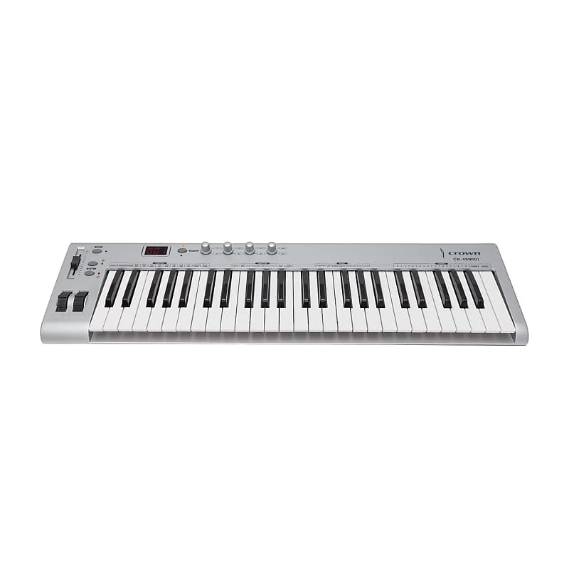 Crown CK-49 MIDI USB 49-Key Electronic Portable Keyboard | Reverb