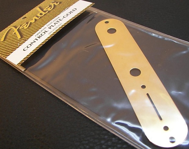 Fender Original Telecaster Control Plate-Gold- NEW | Reverb UK