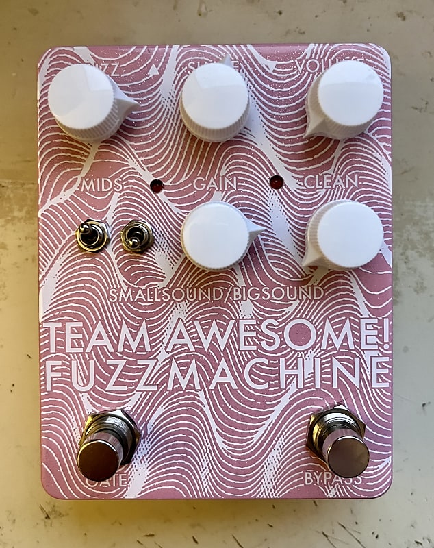 Smallsound/Bigsound Team Awesome Fuzz Machine - Pink | Reverb