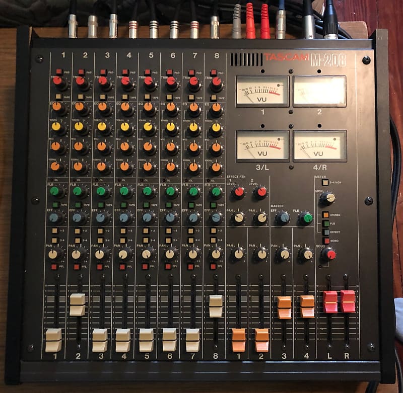 Tascam M208 - Analog 8-chn. mixer 1980s | Reverb