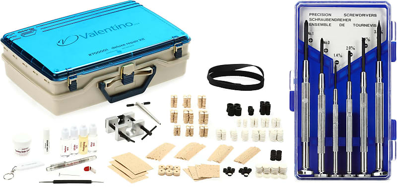 Valentino Deluxe Repair Kit Bundle with Herco Screwdriver Set | Reverb