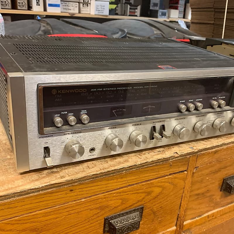 Vintage Kenwood KR-7600 AM-FM Stereo /Tuner Amplifier 1970’s | Reverb