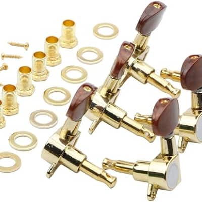 Chrome Grover 3R+3L Guitar Tuning Pegs Machine Heads with | Reverb