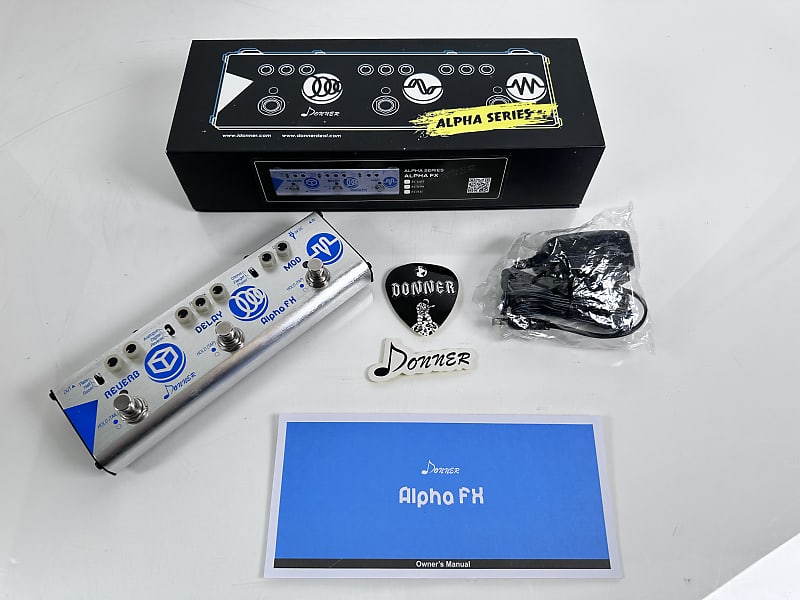 Donner Alpha FX Multi-Effects Reverb, Delay Modulation | Reverb