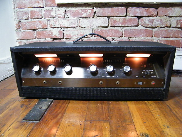 Airline Valco GIM-9151A Stereo Amp Head 1960's-Two 6L6 Heads | Reverb