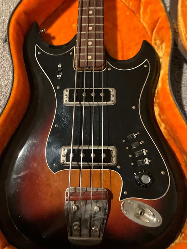 Hagstrom H-II-B H2B (H400) Short Scale Bass Late 1960's | Reverb