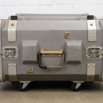 4U 4-Space Grey Molded ATA Shockmount Military Travel Rack | Reverb