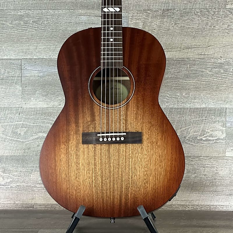 Godin Mahogany Folk Acoustic-electric Guitar- Rustic Burst | Reverb