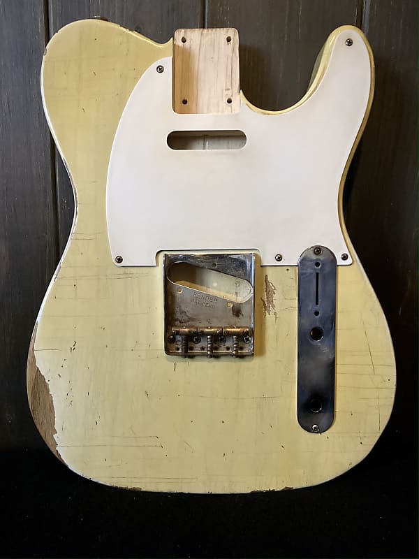Relic Swamp Ash 50s style Telecaster Body, Blonde | Reverb