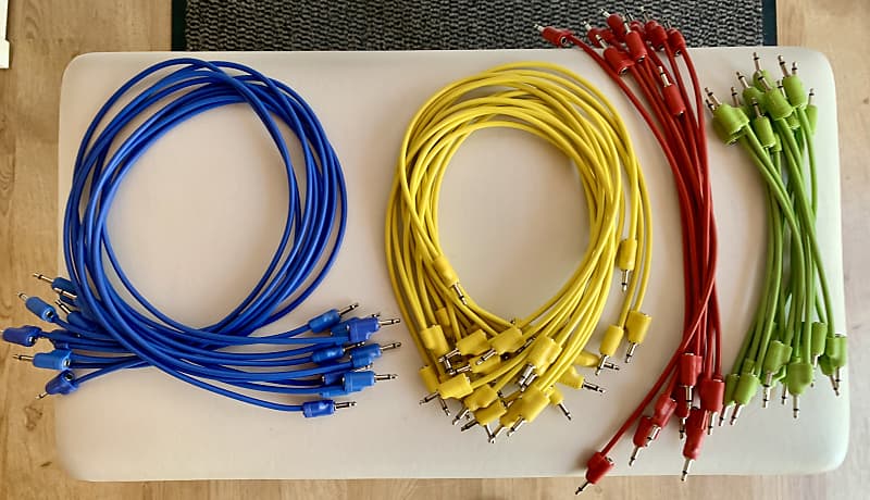 Tiptop Audio Stackcable 3.5mm TS Stackable Shielded Patch | Reverb