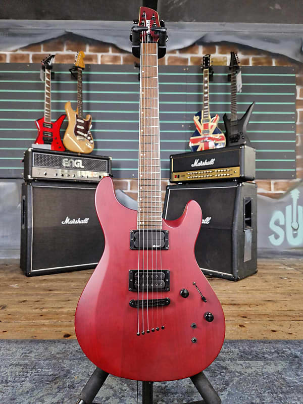 Fernandes Dragonfly Pro Satin Cherry 2006 Electric Guitar | Reverb