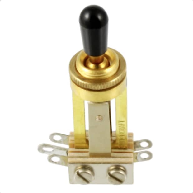 Switchcraft 3-Way Long Toggle Switch-Gold | Reverb