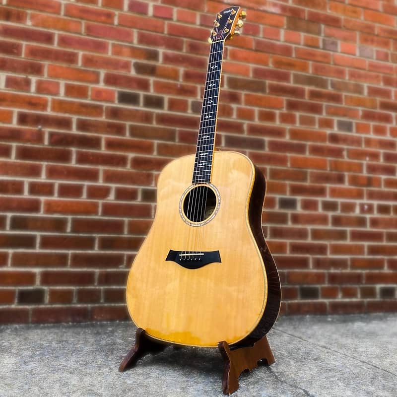 2002 Taylor 810-LTD Cocobolo Dreadnaught Acoustic | Reverb