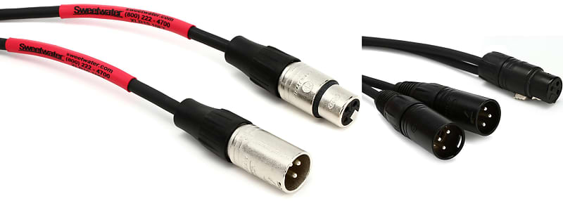 Pro Co EXM-10 Excellines Microphone Cable - 10 foot Bundle | Reverb