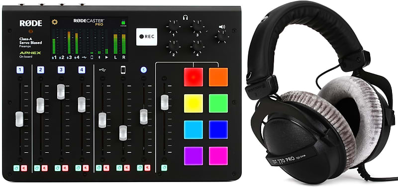 Rode RODECaster Pro Podcast Production Studio Bundle with | Reverb