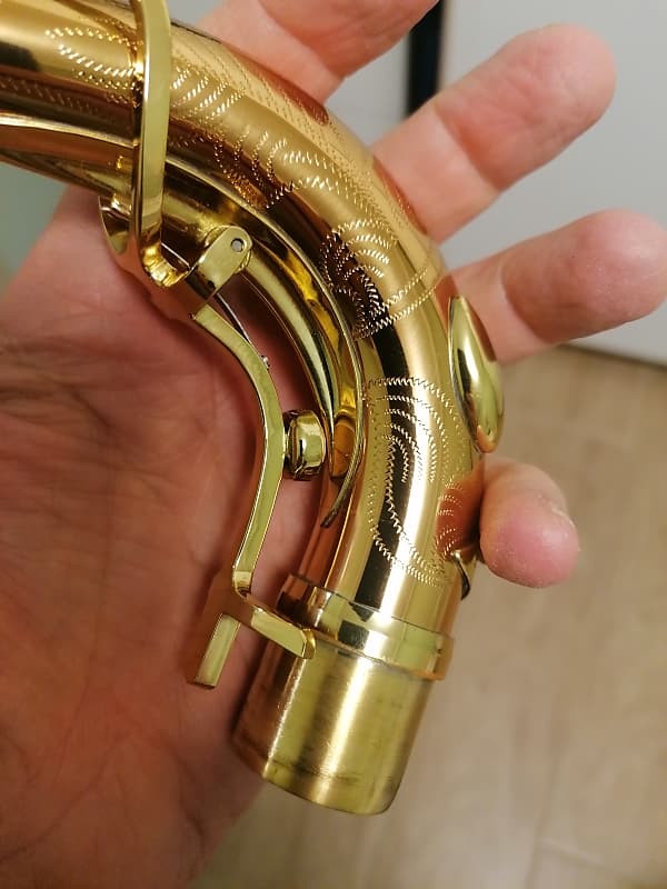 Tenor saxophone neck solid copper Sax Gourmet made in USA . | Reverb