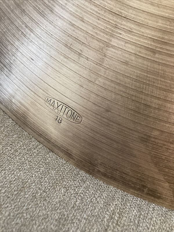 MAXITONE Cymbal 18” Vintage JAPAN MIJ Great find! Made in | Reverb