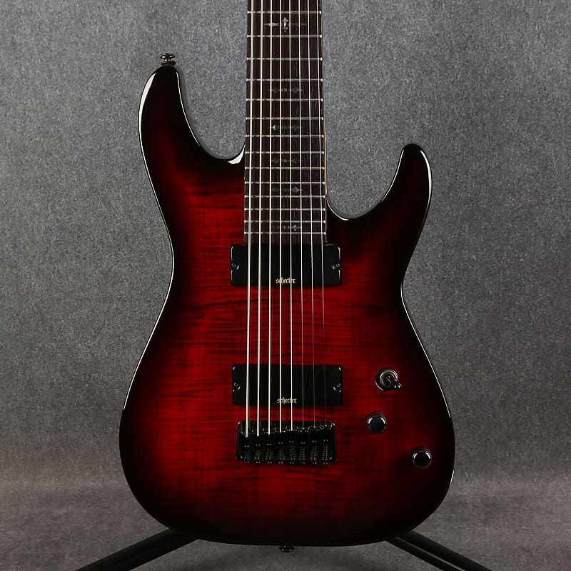 Schecter Demon 8 String - Trans Cherry - 2nd Hand | Reverb