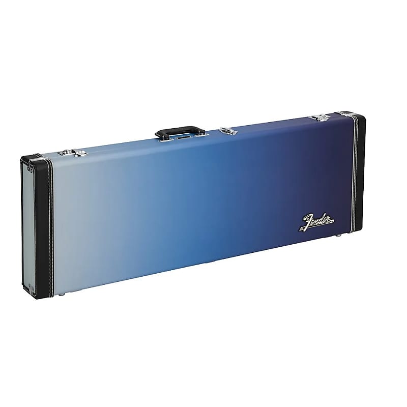 Fender Ombre Strat/Tele Hard Shell Case, Belair Blue | Reverb