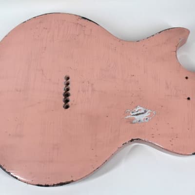 MJT Les Paul/Telecaster Hybrid Body - Shell Pink | Reverb